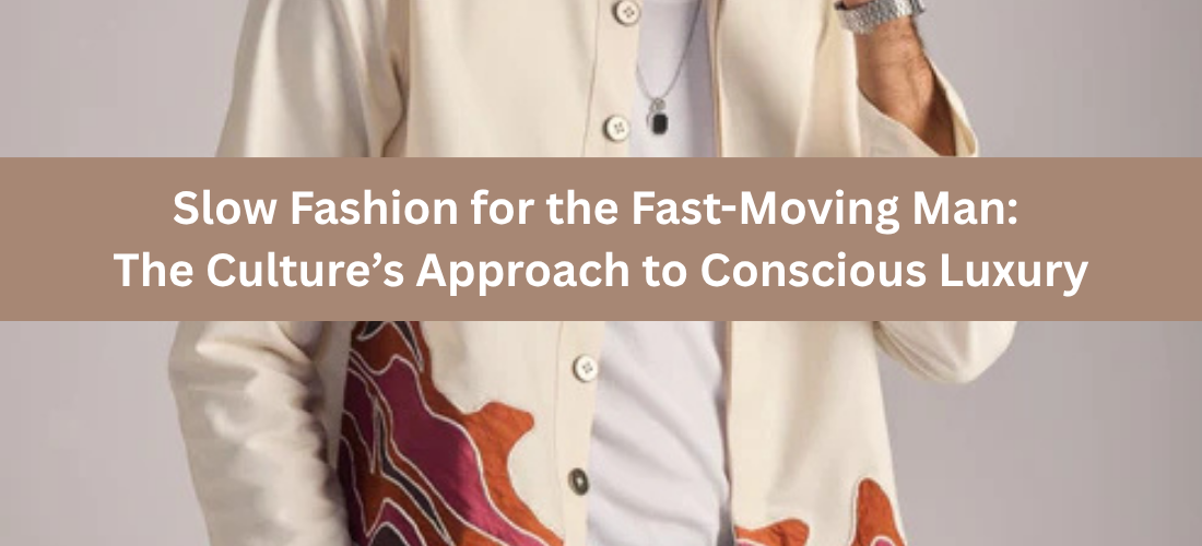 Slow Fashion for the Fast-Moving Man: The Culture’s Approach to Consci